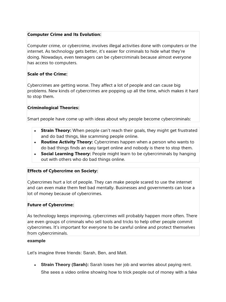 Evolution and Impact of Cybercrime | PDF | Cybercrime | Corporate ...