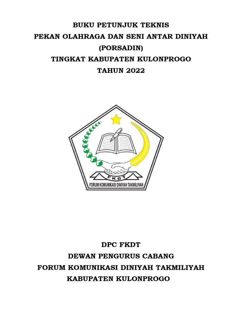 Buku Petunjuk Teknis 2022 | PDF | Kajian Bahasa Asing | Agama & Spiritualitas