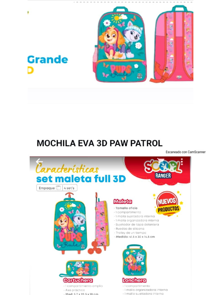 Maletería Scool | PDF