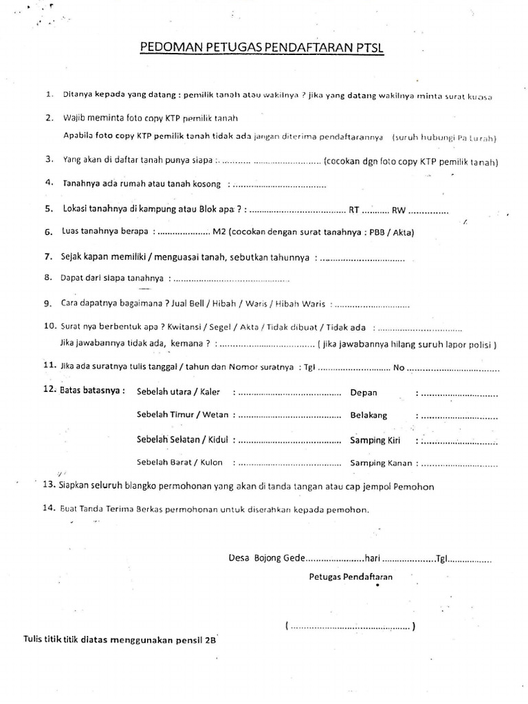 Form & Risalah - 2019 | PDF