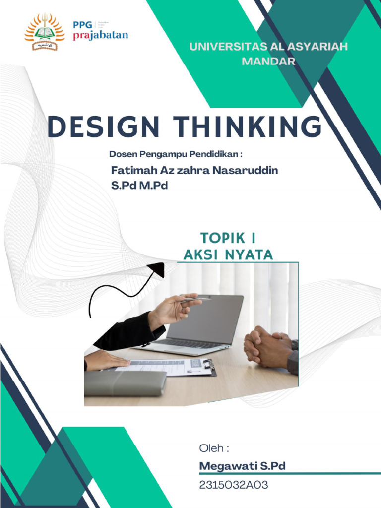 Design Thinking - Topik 1 - Aksi Nyata | PDF
