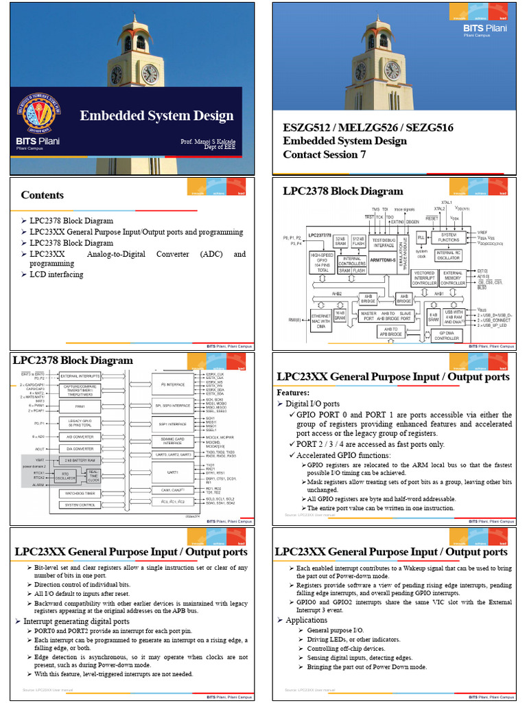 LPC&RTOS - Converted3 | PDF | Analog To Digital Converter | Computer Engineering