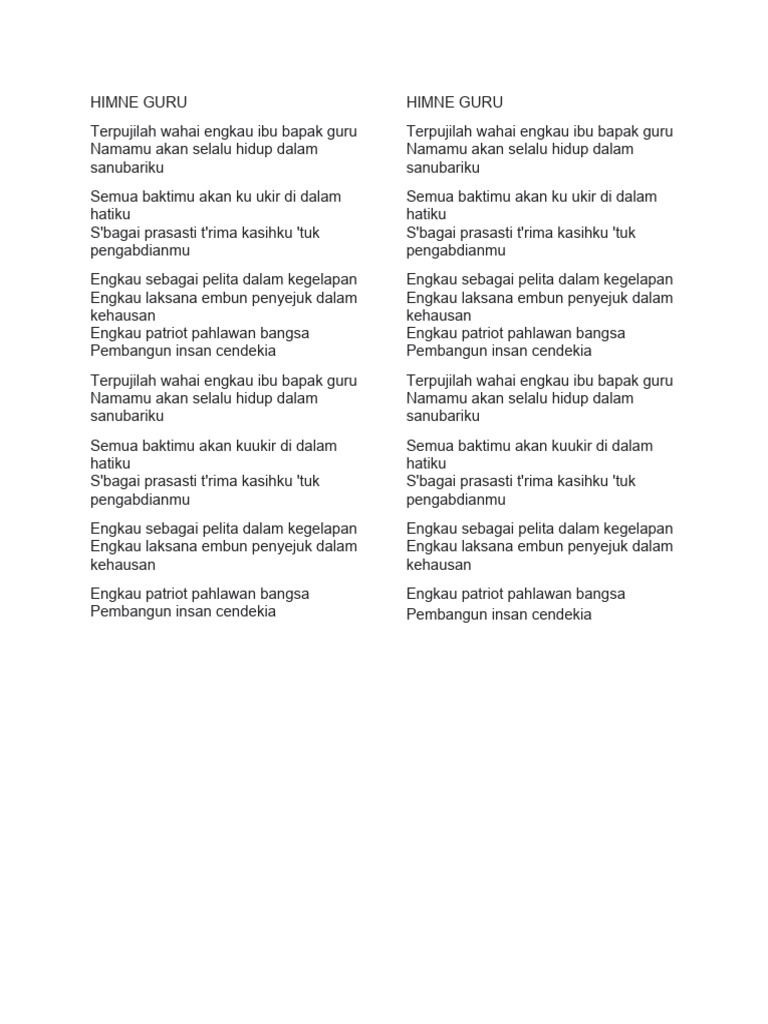 Himne Guru | PDF | Agama & Spiritualitas