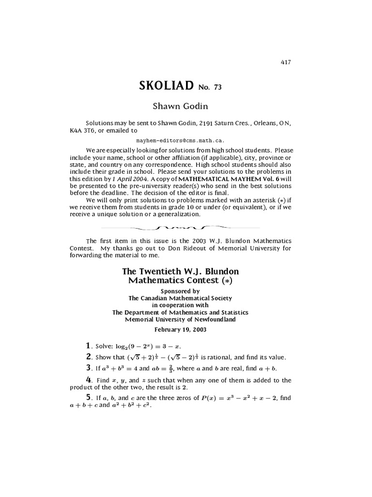 CRUXv 29 N 7 | PDF | Teaching Methods & Materials