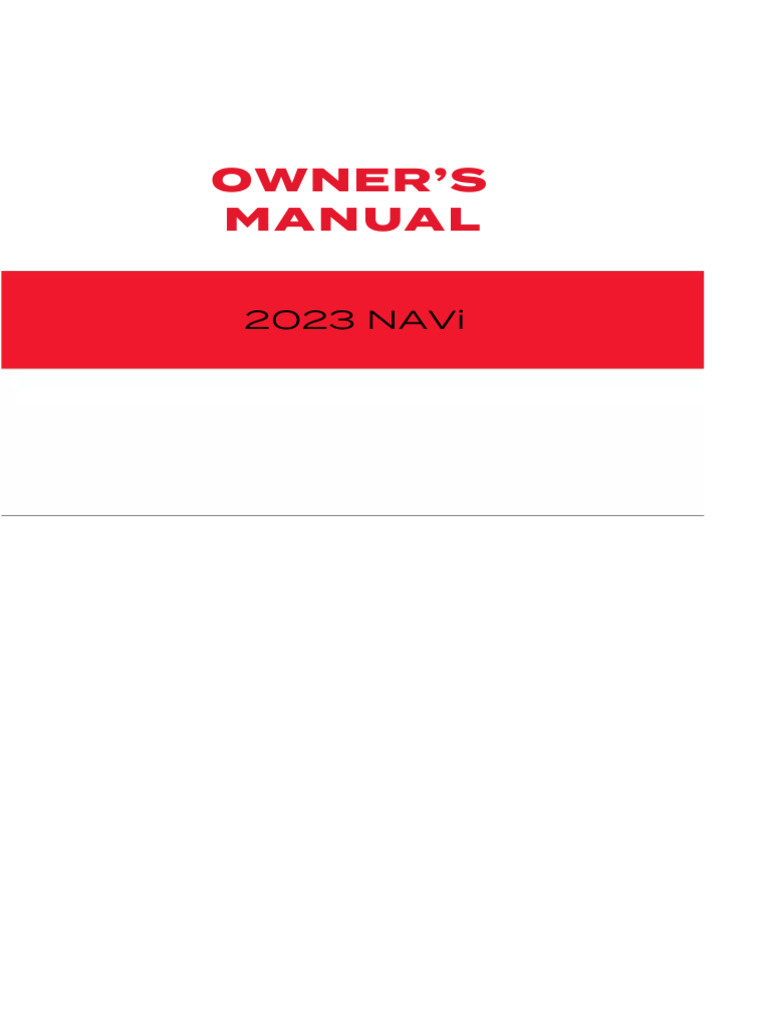 Manual Honda Navi | PDF
