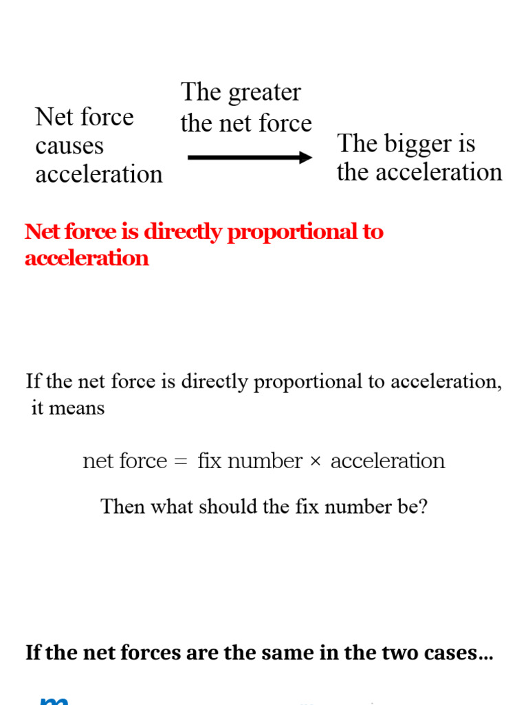 4 F3 Force | PDF | Force | Acceleration