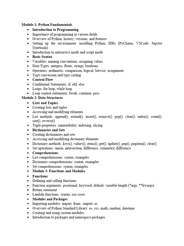 Python | PDF | Method (Computer Programming) | Control Flow Python | PDF | Method (Computer Programming) | Control Flow