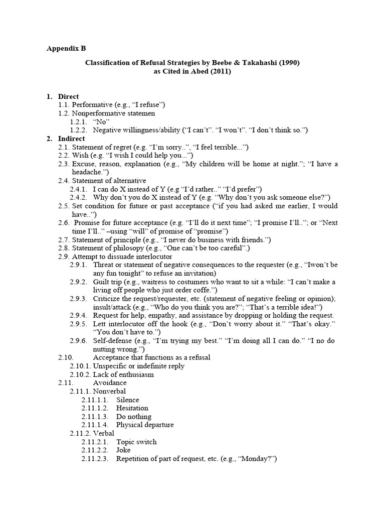 Appendix B | PDF | Behavioural Sciences | Psychological Concepts