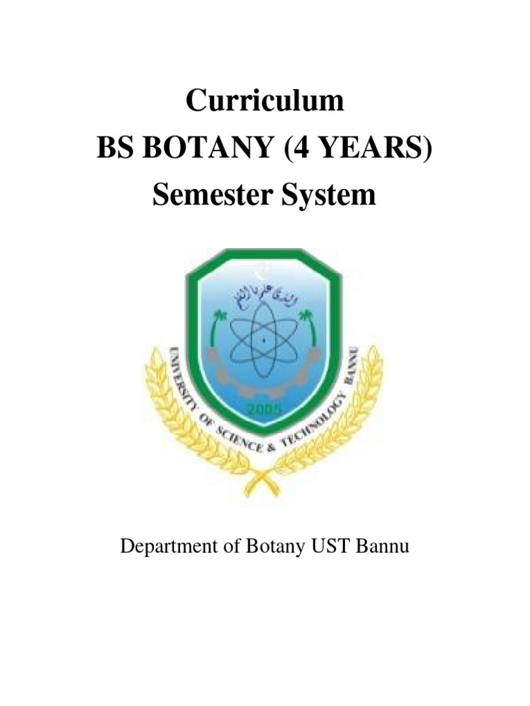 Bs Botany | PDF | Chemical Bond | Cell (Biology)