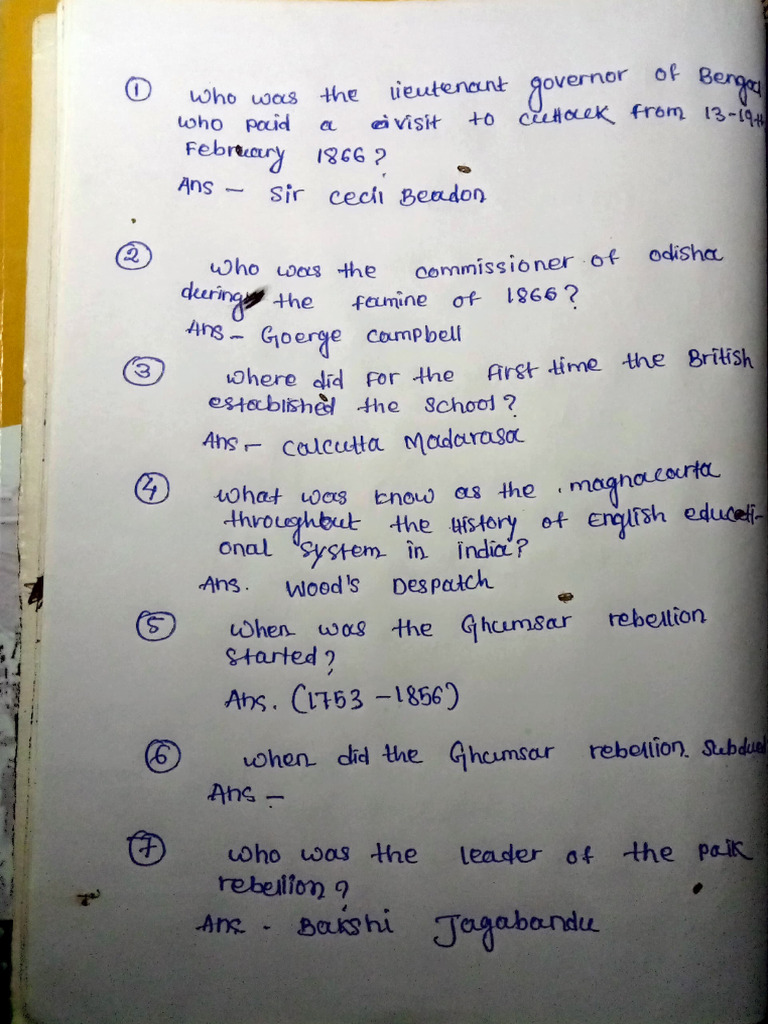 Question Answer | PDF