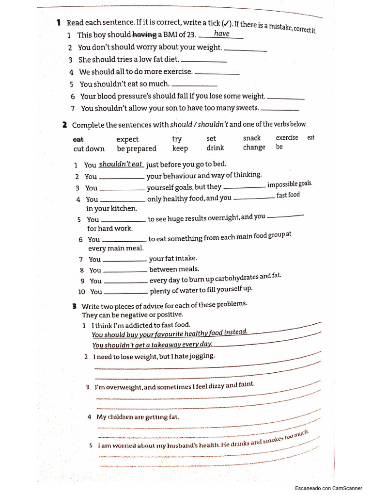 Grammar Unit 8 | PDF