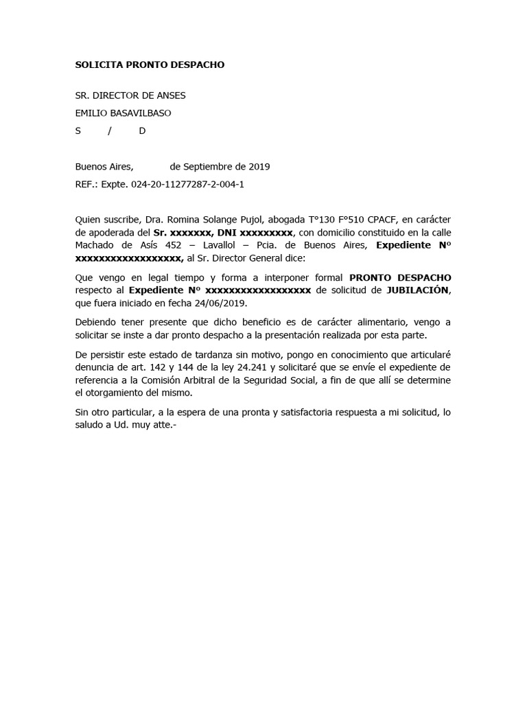 Pronto Despacho | PDF | Derecho