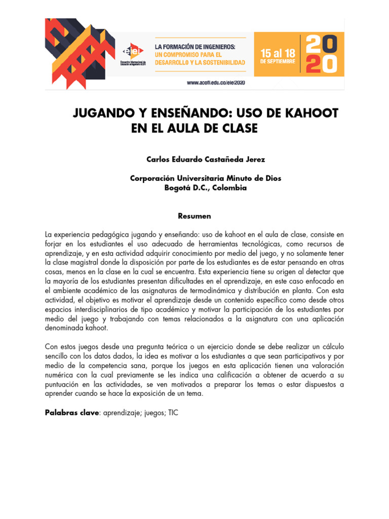 Jsolano, 3920 | PDF | Salón de clases | Aprendizaje