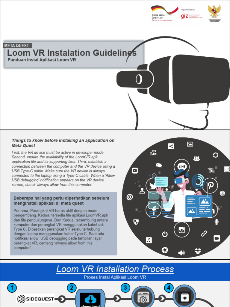 Install Loom VR Guidelines Rev | PDF | Icon (Computing) | System Software
