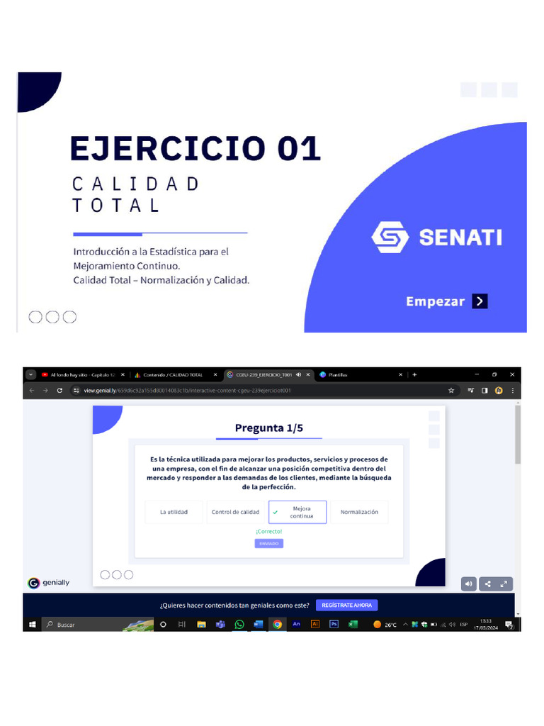 Ejercicio 01 Link Calidad Total | PDF