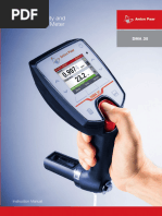 Manual del Densímetro DMA 4500 | PDF | Medición | Tornillo