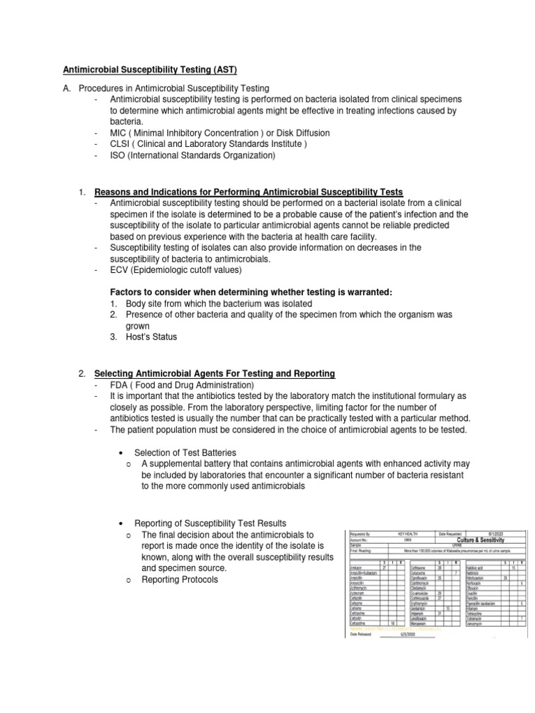 Chapter 13 Antimicrobial Susceptibility Testing | PDF | Biology ...