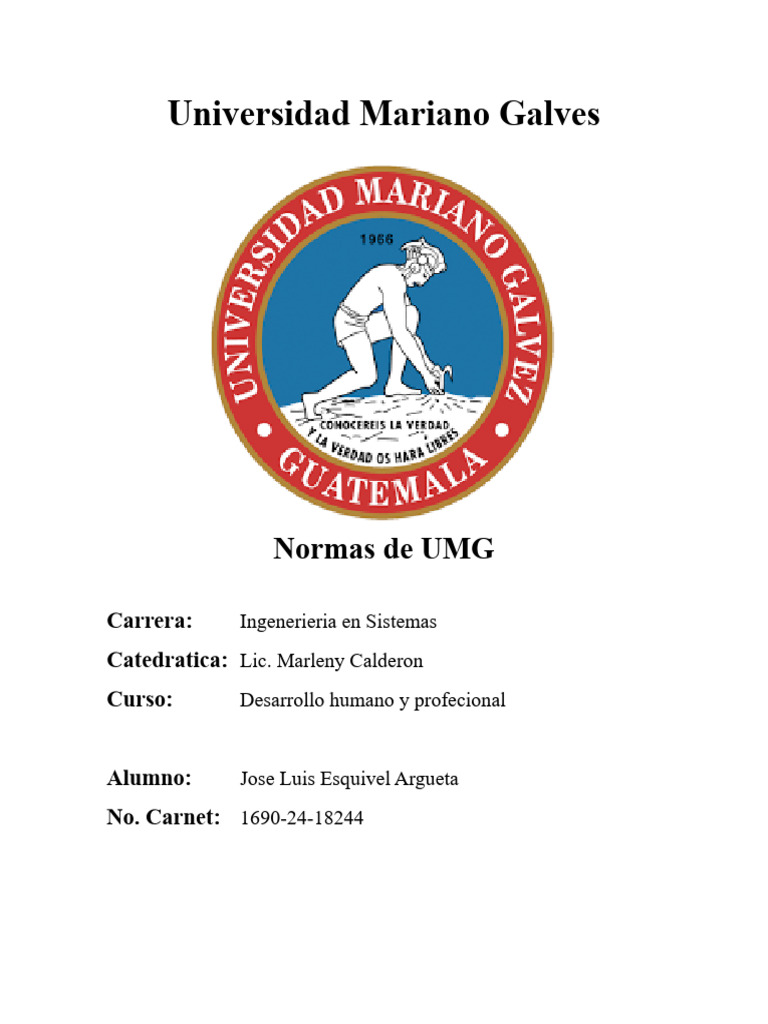 Normas UMG | PDF