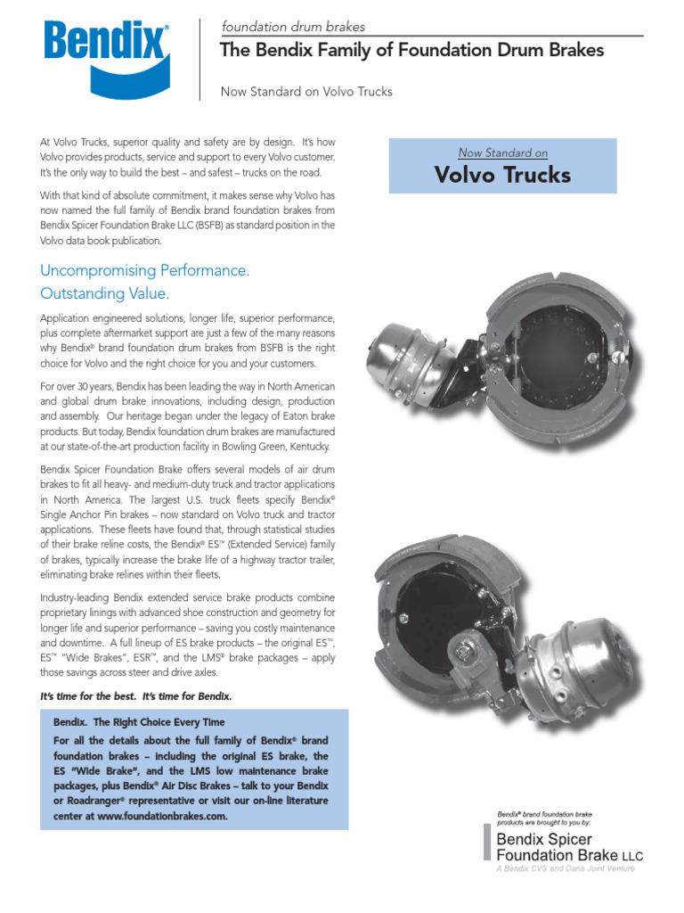 Brakes Volvo Trucks | PDF | Brake | Truck