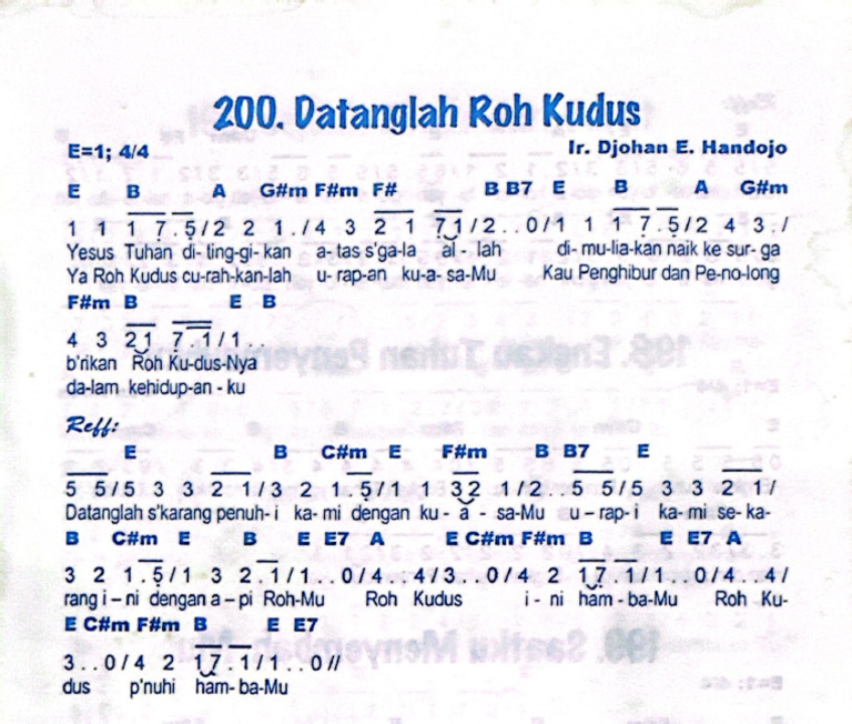 Datanglah Roh Kudus Pdf