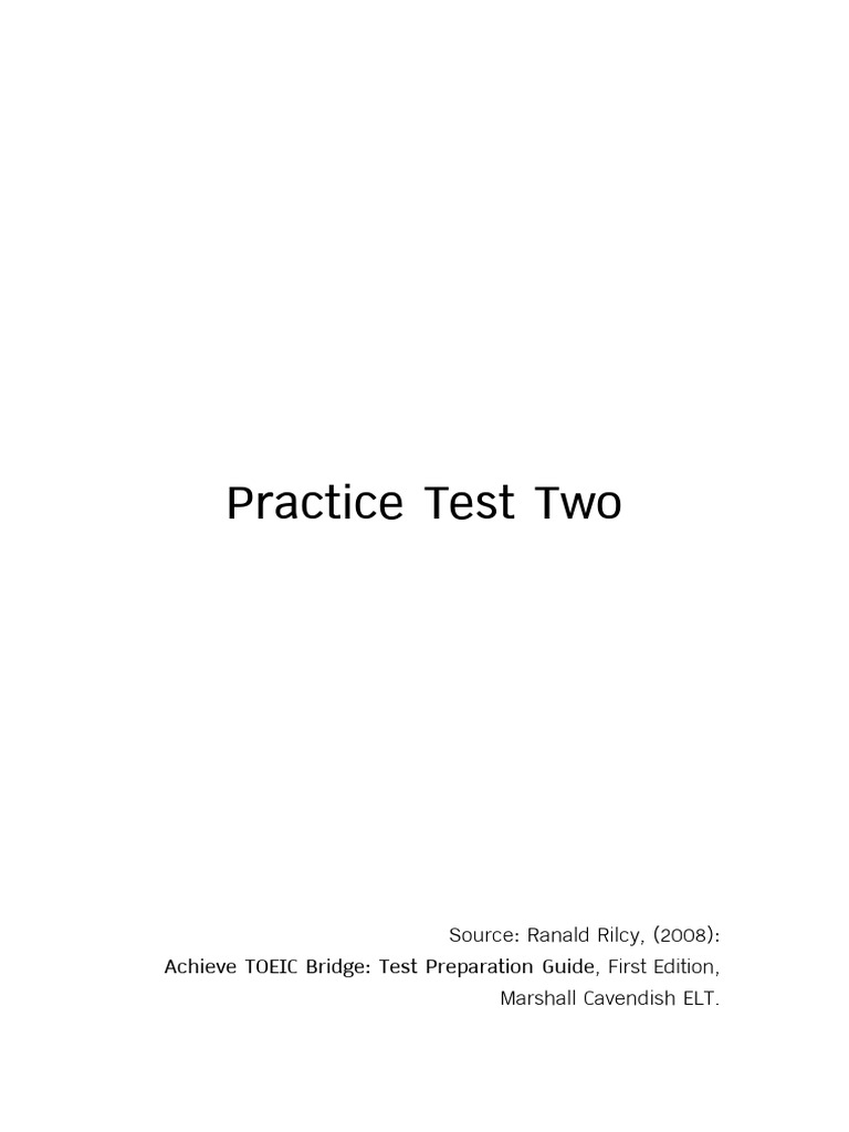 Practice Test - 2 | PDF