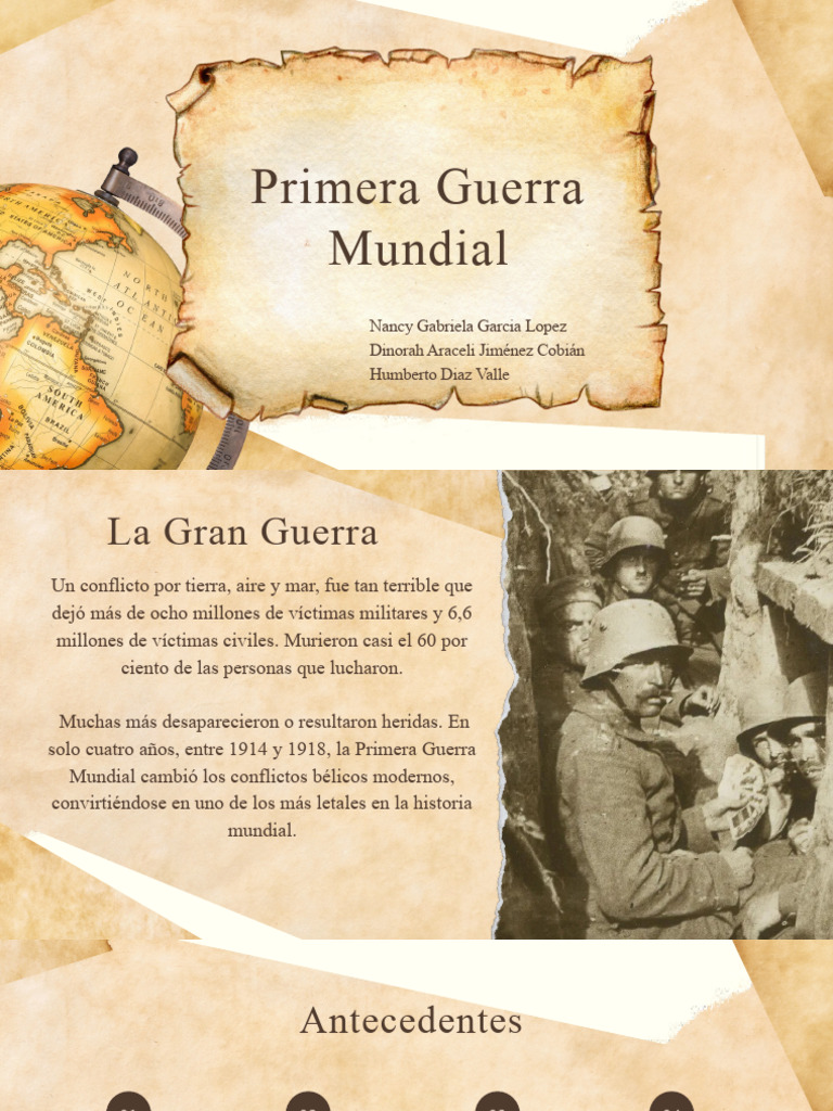 LA PRIMERA GUERRA MUNDIAL | PDF | Primera Guerra Mundial | Guerra