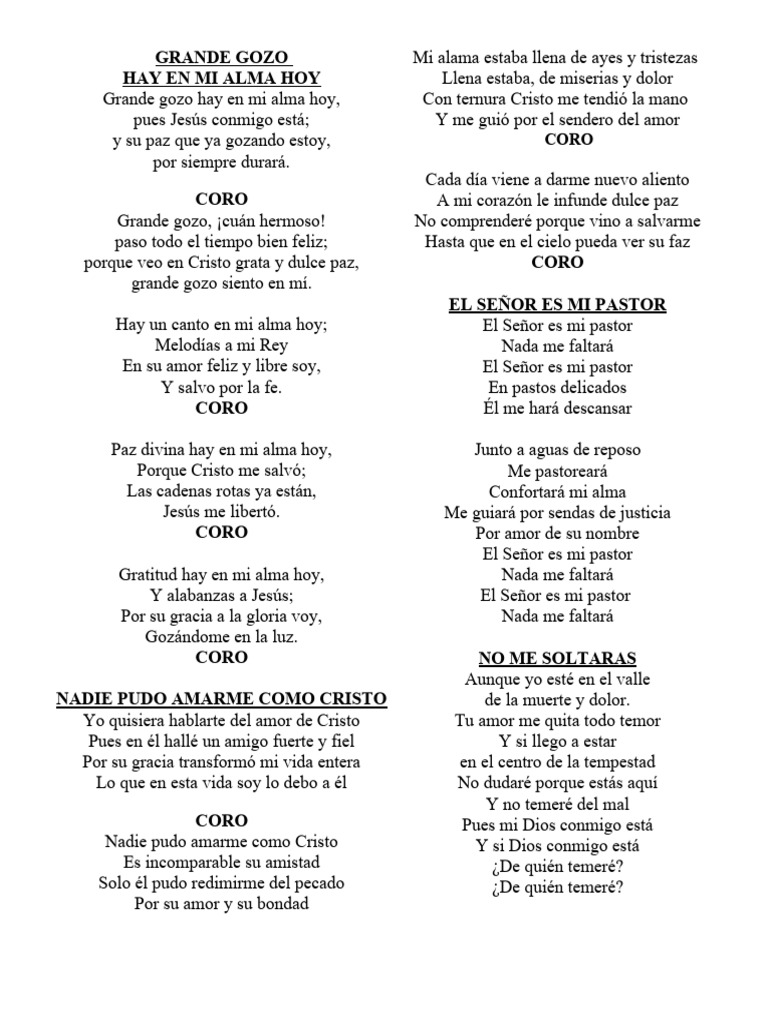 Agosto 21 Canciones | PDF | Cristo (título) | Amor