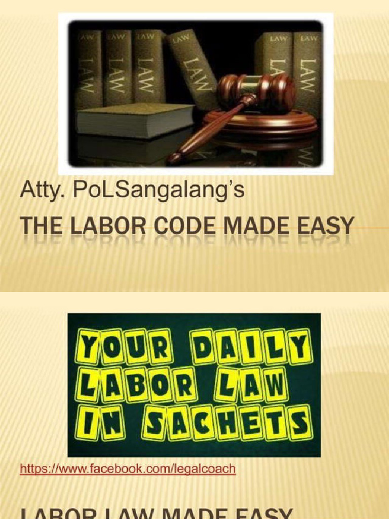 Labor Code | PDF