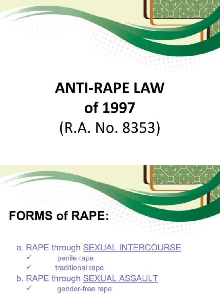 Rape Crime | PDF