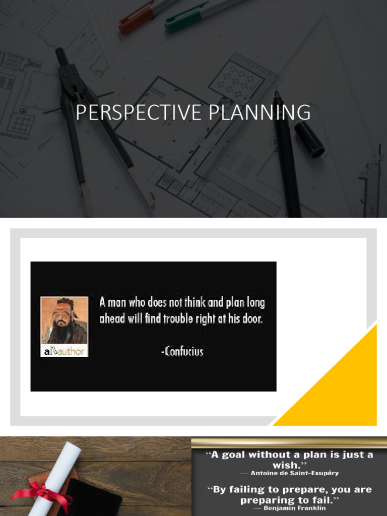 Perspective Planning | PDF | Policy | Goal
