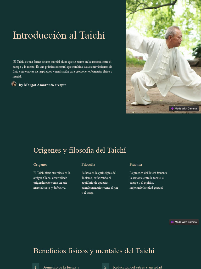 Copy of Introduccion Al Taichi | PDF | Tai Chi