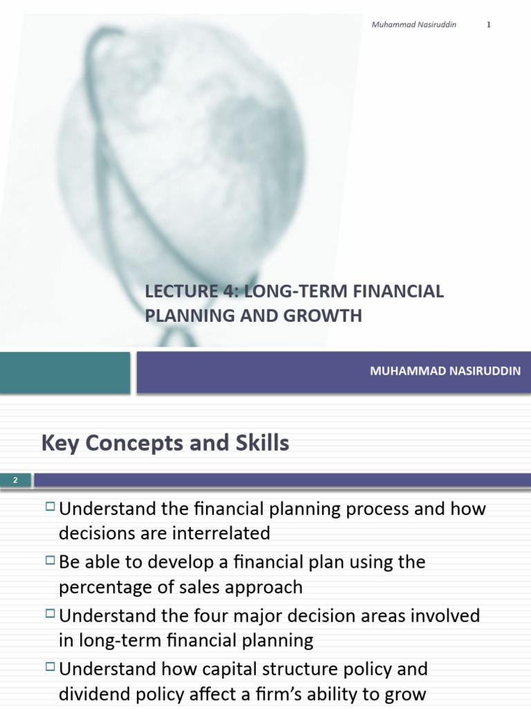 Long-Term Financial Planning Guide | PDF | Equity (Finance) | Dividend