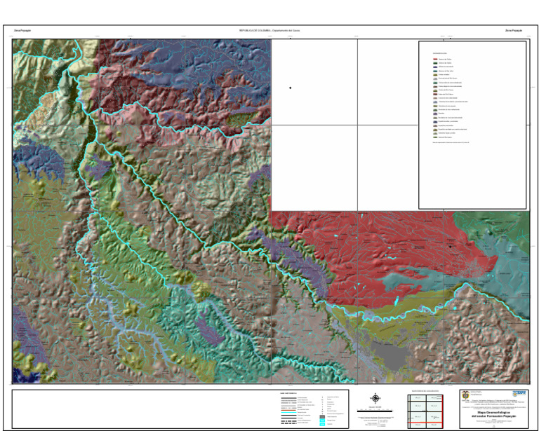 Mapa Geomorfológico Popayán Cauca | PDF