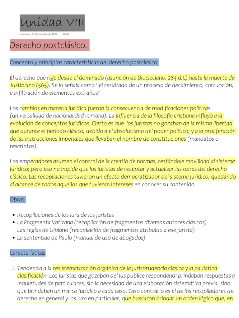 Unidad VIII | PDF | Justiniano I | Roma antigua
