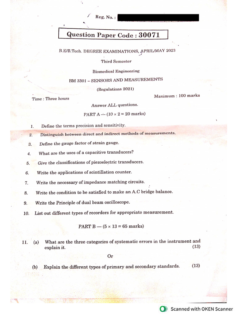 SM Model Question Paper 2 | PDF