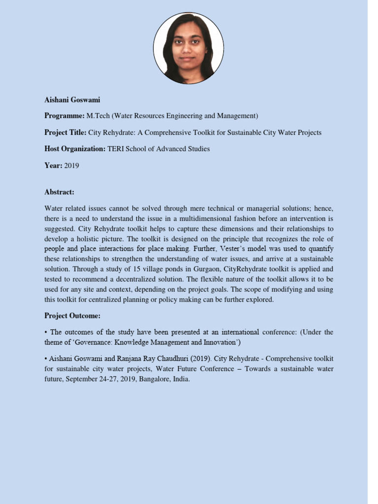 Major_Project_MTech(Water) | PDF | Drinking Water | Water