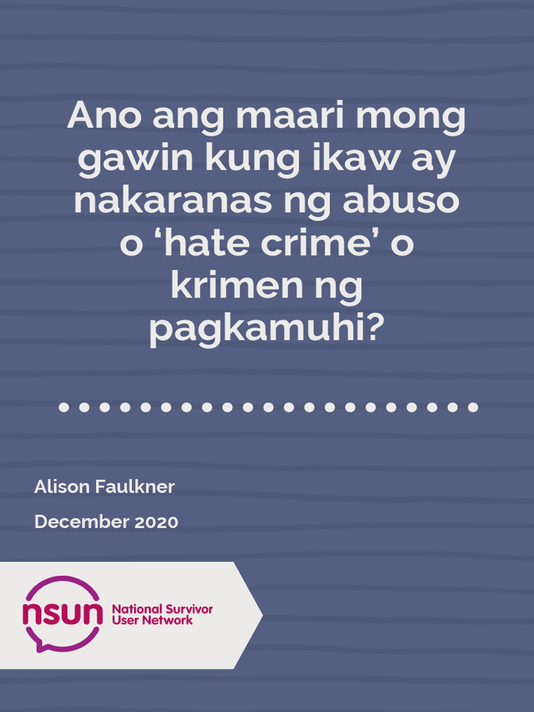 Keeping Control Tagalog Filipino | PDF