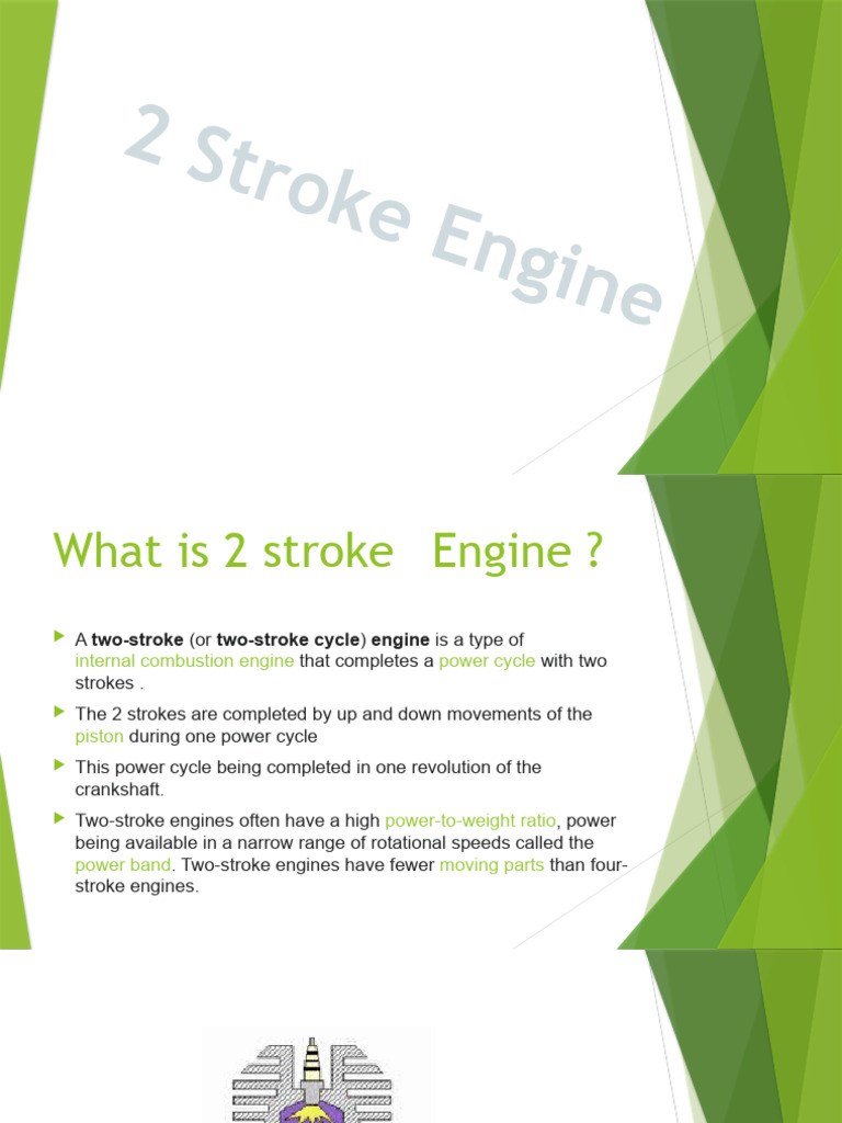 2 Stroke Engine Pdf Internal Combustion Engine Engines 