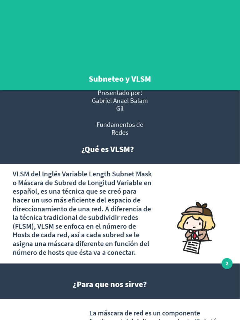 Presentación Subneteo | PDF | Dirección IP | Enrutamiento