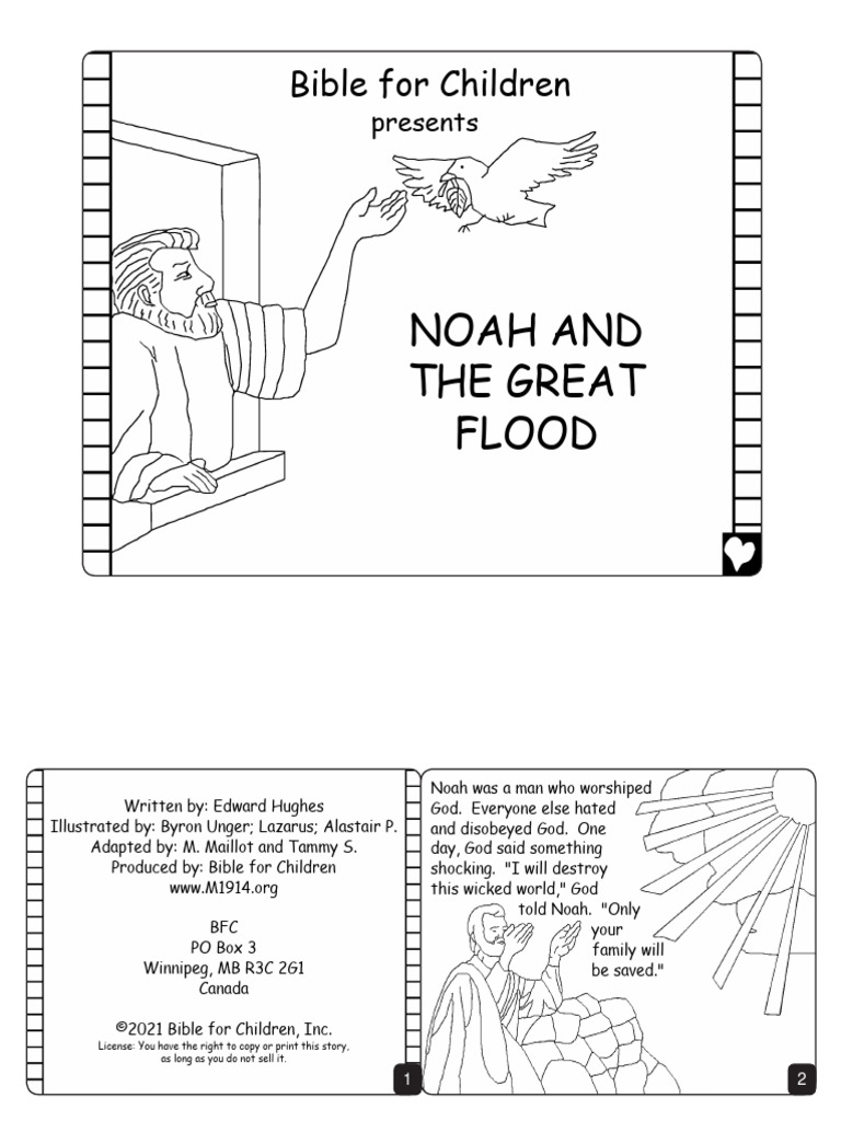 03 Noah and The Great Flood English CB6 | PDF | Noah's Ark | Noah
