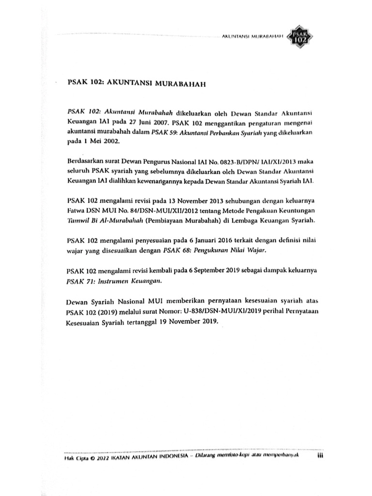 Psak 102 - 2022 | PDF