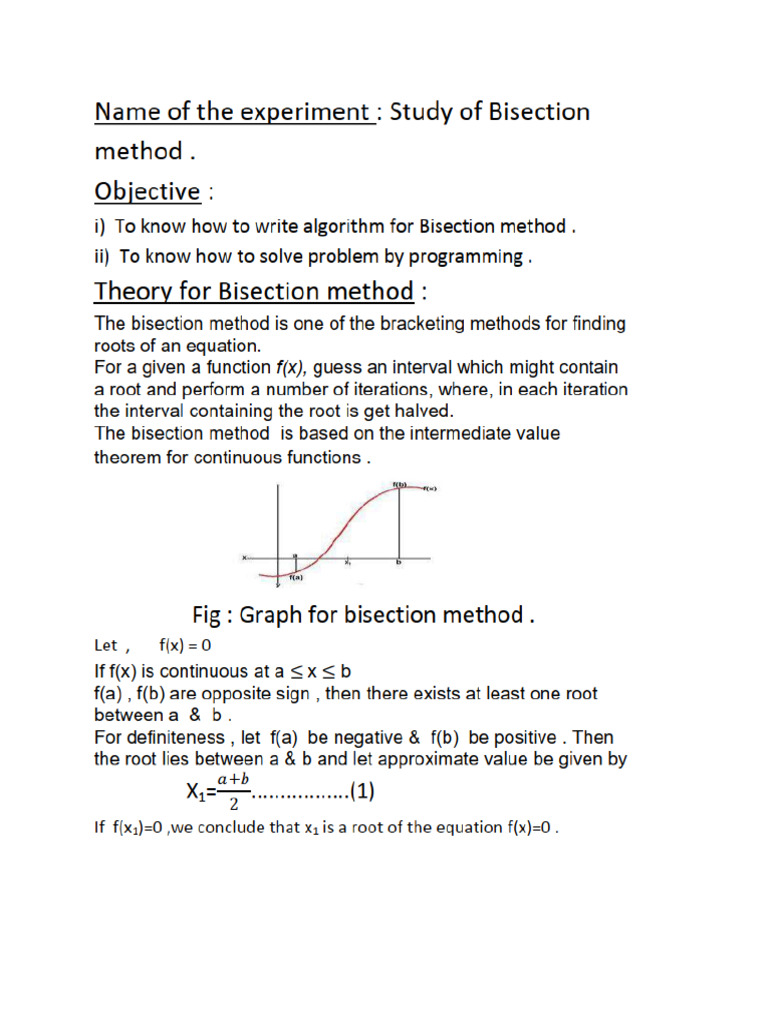 CSE 608 Numerical Methods Lab Part 02 | PDF