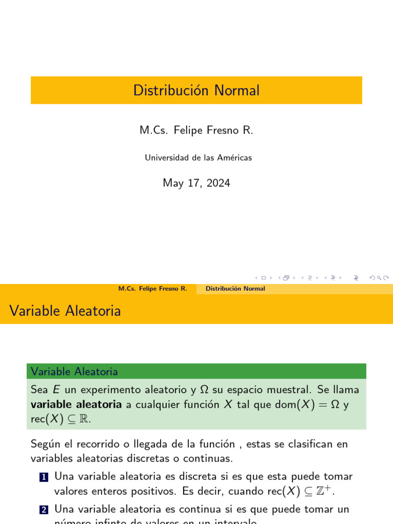 Distribución Normal | PDF | Variable aleatoria | Función de densidad de ...