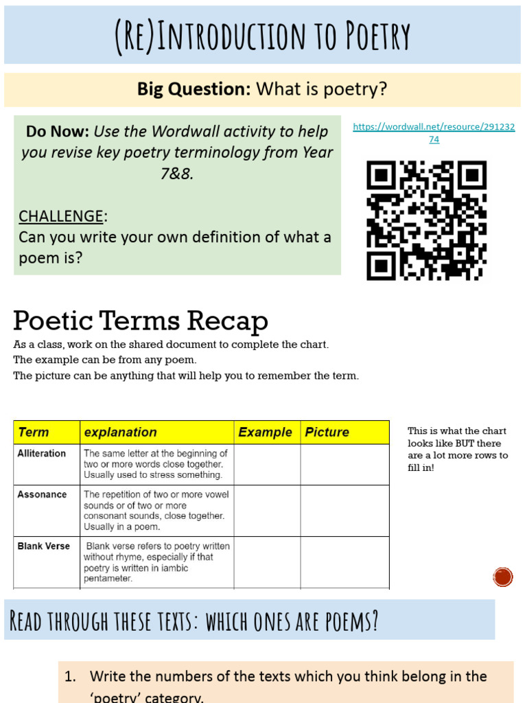 Understanding Poetry: Key Concepts | PDF