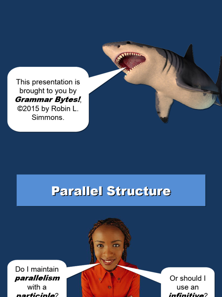 Parallelism | PDF | Verb | Grammar