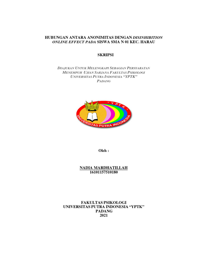 Skripsi Nadia Mardhatillah | PDF
