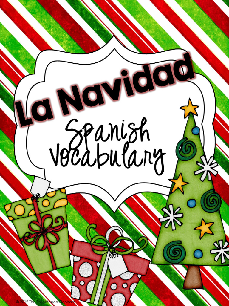 Spanish Christmas Vocabulary Card Game | PDF | Tradiciones navideñas ...