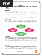 LSRW Skills for Effective Communication | PDF | English Language | Speech