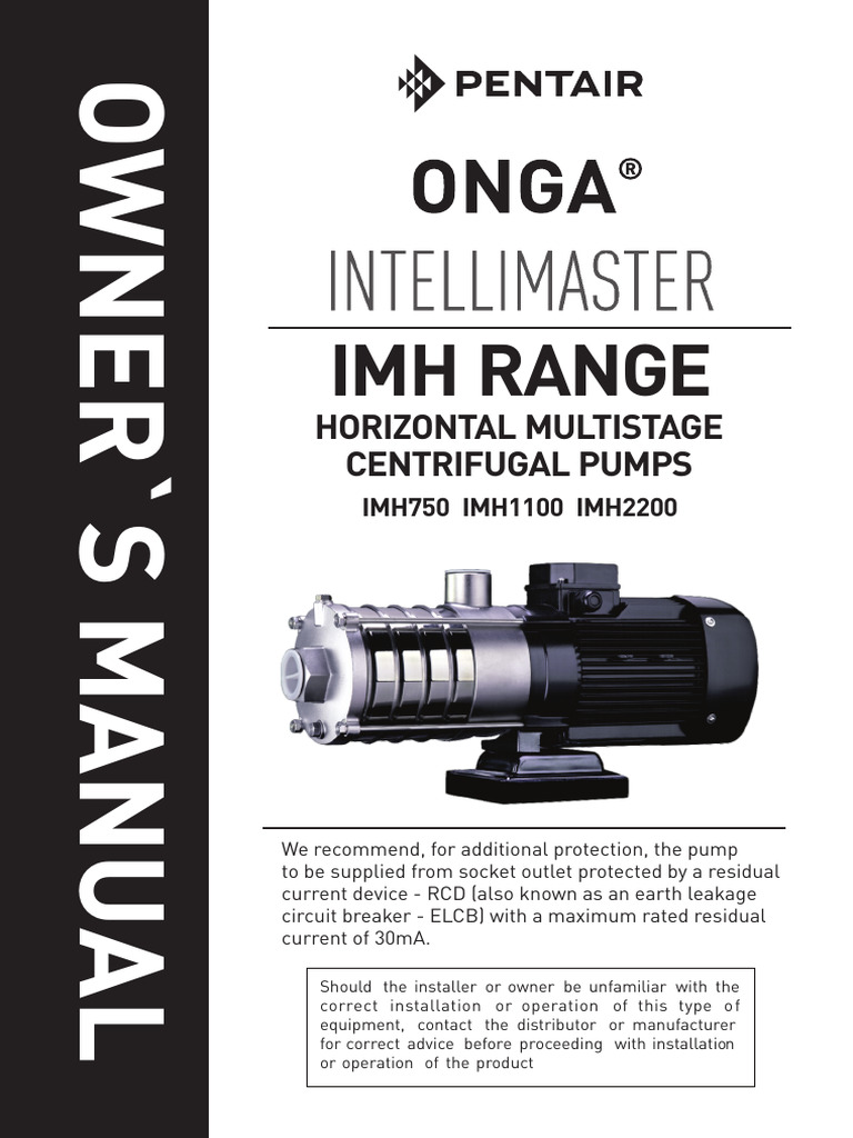 Booster Pump Manual | PDF | Pump | Electrical Engineering