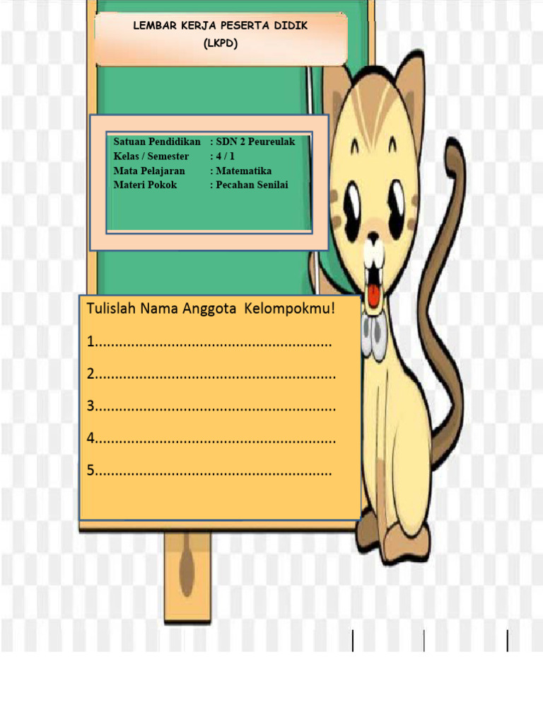 LKPD MTK KLS 4 Mutia PDF | PDF